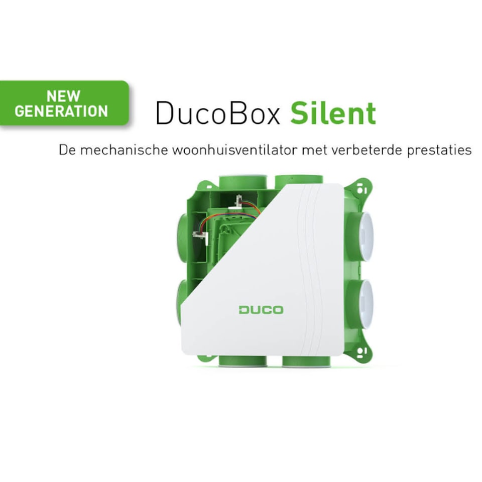 DucoBox Silent: Nieuwe generatie woonhuisventilatie